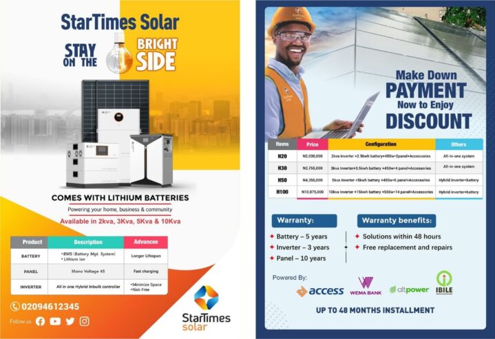 StarTimes Solar Energy – SolarMarket Hub – All things Solar.